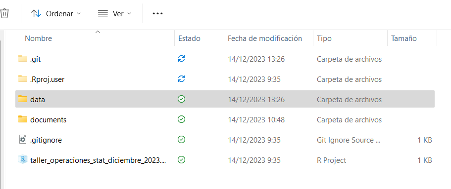 Paso a pasa para el análisis de una operación estadística